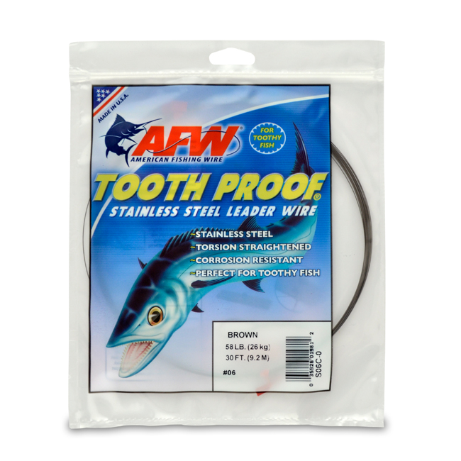 AFW Single Strand Tooth Proof Leader Wire