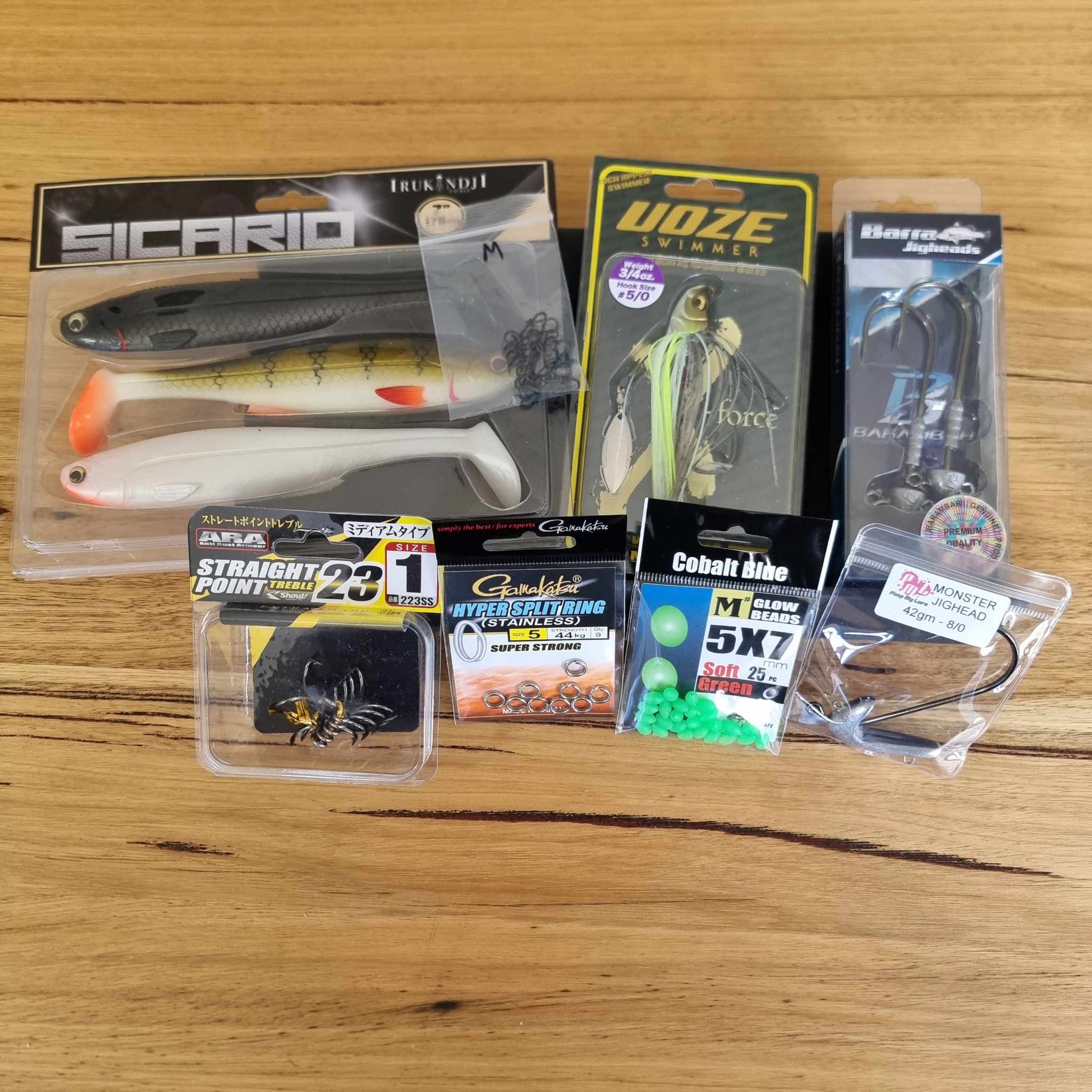 Murray Cod Skirted Jig Pack